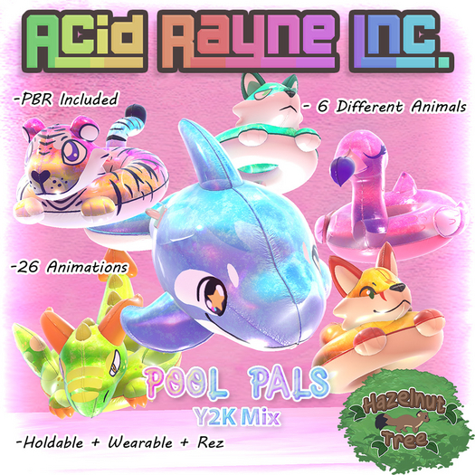 Second Life Marketplace - Pool Pals Floats Y2K Mix
